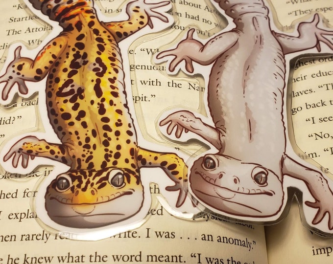 Leopard Gecko Page Pet Bookmark - Etsy