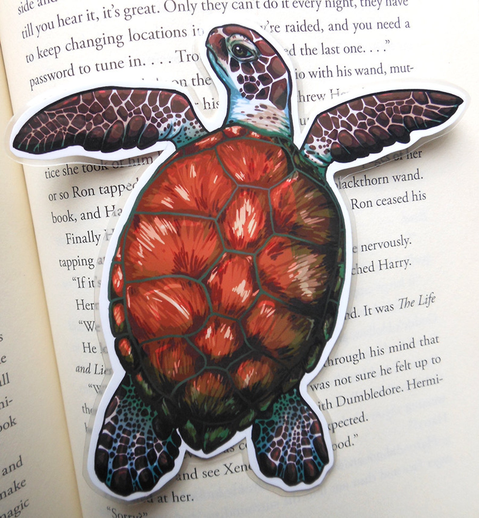 Sea Turtle Page Pet Bookmark - Etsy