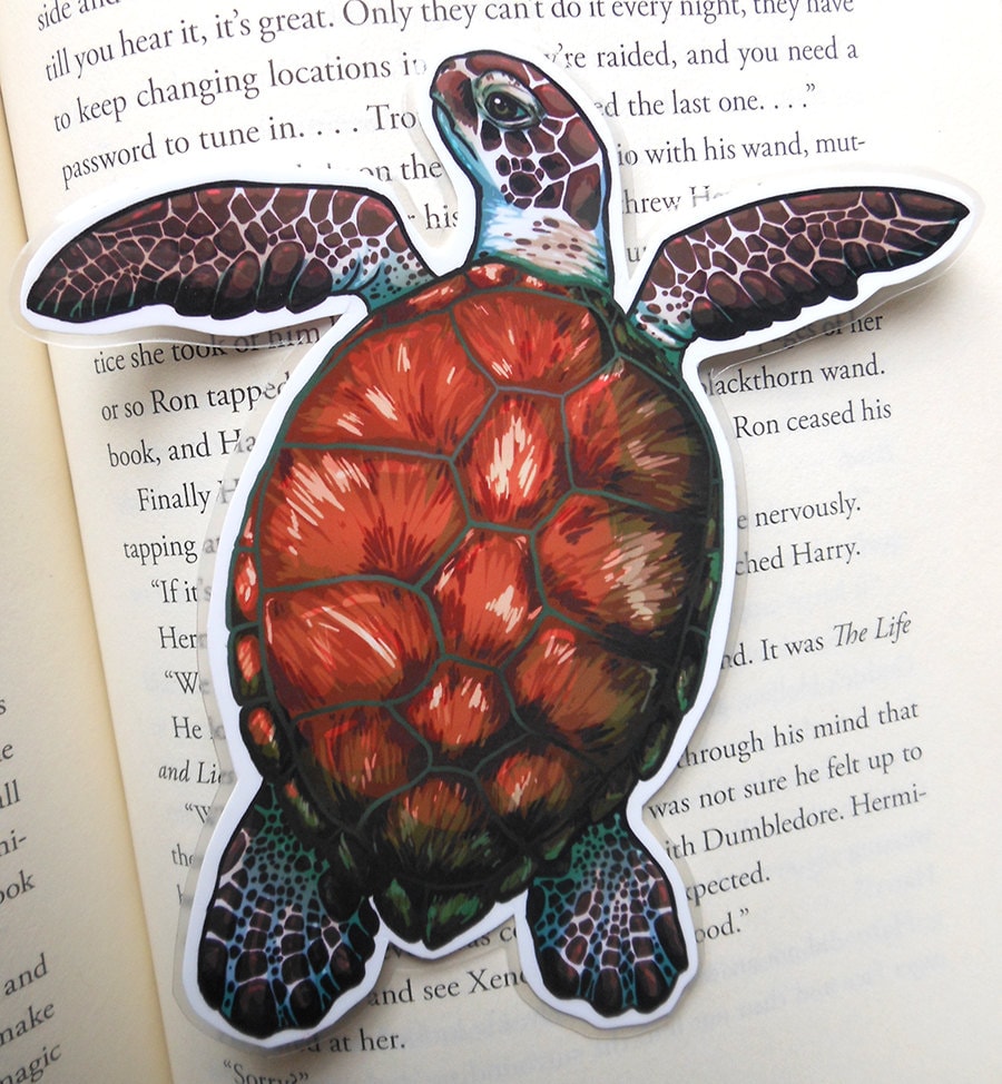 Sea Turtle Page Pet Bookmark - Etsy
