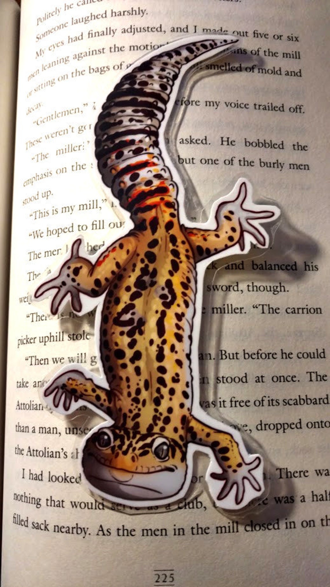 Leopard Gecko Page Pet Bookmark - Etsy