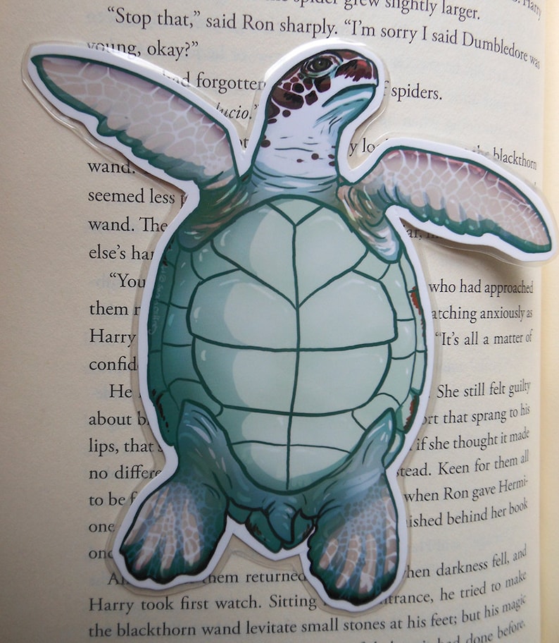 Sea Turtle Page Pet Bookmark - Etsy