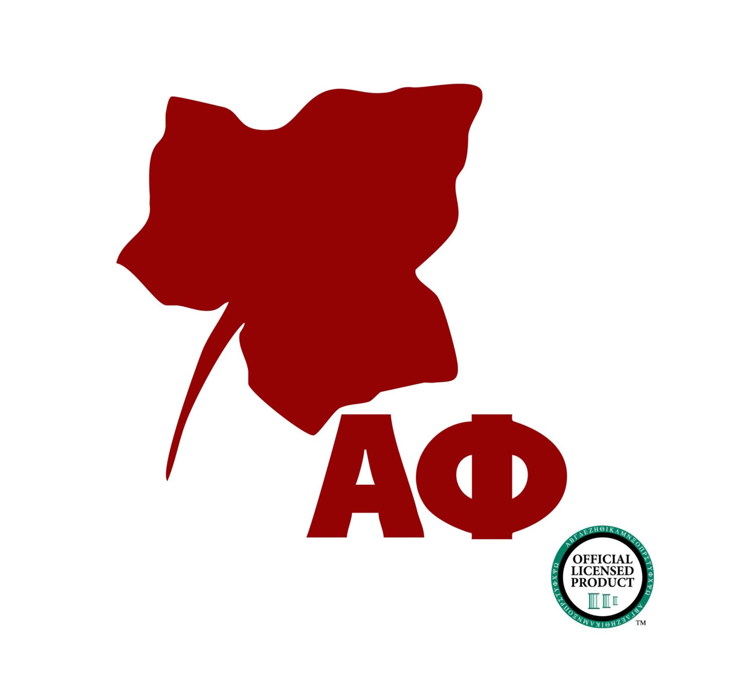 Alfa Phi Ivy Leaf Calcomanía Alpha Phi Ivy Leaf Vinilo | Etsy