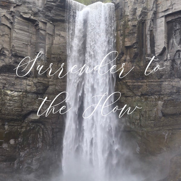 Surrender to the Flow - Etsy