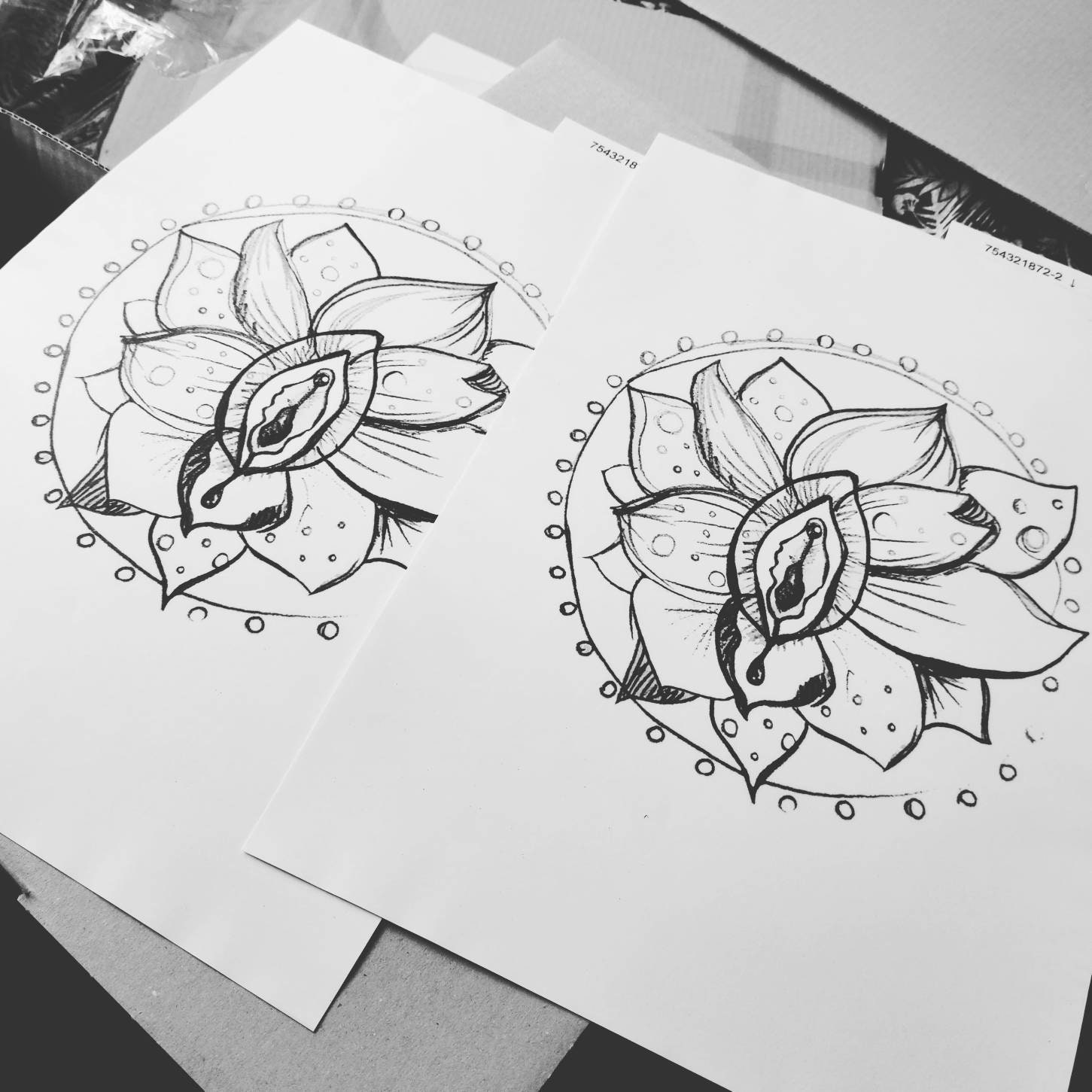 Yoni Lotus Blossom Print A3 Yoni Art Yoni Print Goddess | Etsy