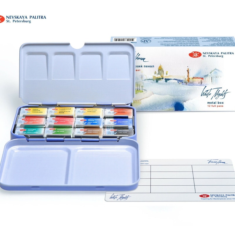 Watercolor Paint Box - Etsy