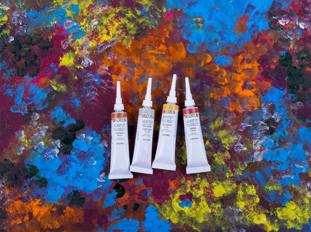 Acrylic Paint LINER Glass Ceramic DECOLA® Extra Fine Artist ...