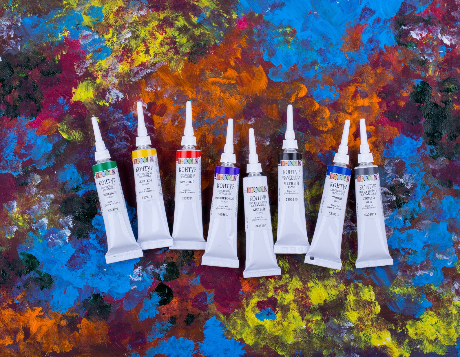 Acrylic Paint LINER Glass Ceramic DECOLA® Extra Fine Artist ...