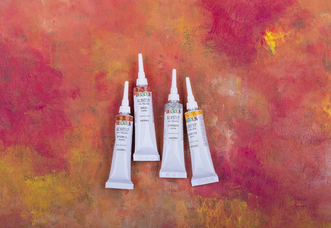 Acrylic Paint METALLIC Liner for Textile DECOLA® Extra Fine Artist ...