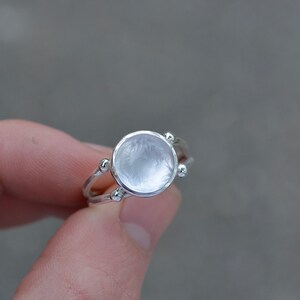 FINAL Sale-rose Quartz Double Band Ring, Rose Quartz Ring, Rose Quartz ...