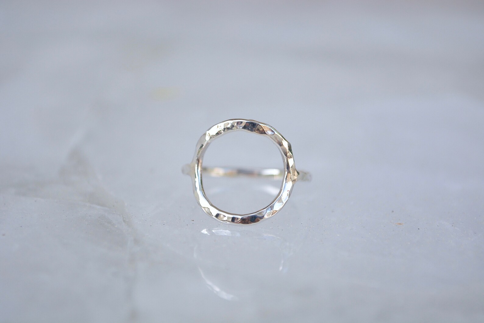 Circle Stacking Ring, Circle Ring, Circle, Shapes, Geometric Jewelry ...