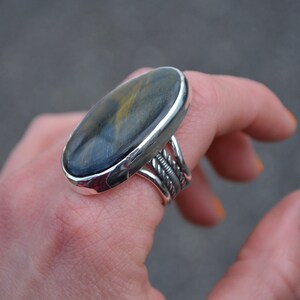 Hawks Eye Ring, Hawks Eye, Tigers Eye, Tigers Eye Ring,statement Ring ...