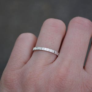 Tree Bark Stacking Rings,stackings Rings, Sterling Stacking Rings ...