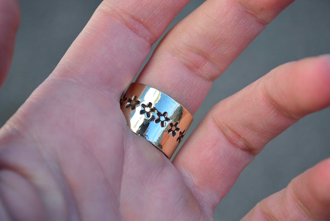 Bullet Ring Size 6.75 Raw Brass Bullet Bullet Bullet - Etsy