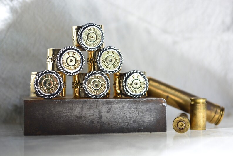Bullet Ring, Size 5, Raw Brass Bullet, Brass Bullet Ring, Bullet ...