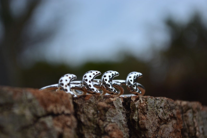 Moon Ring, Crescent Moon Ring, Moon, Crescent Moon, Sterling Silver ...