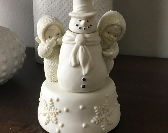 Snow Babies / Vintage Snow Babies Figurine Music Box Christmas Snowman ...
