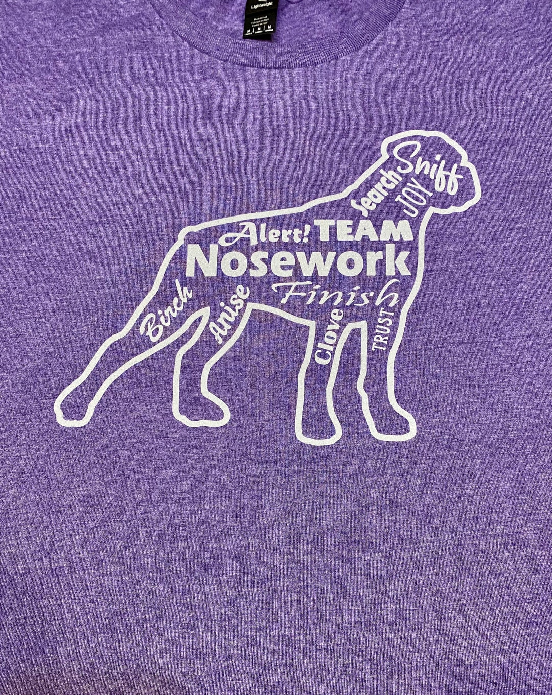 Boxer Nosework Scent Work Words T-shirt - Etsy