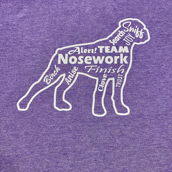 Scentwork T Shirts - Etsy