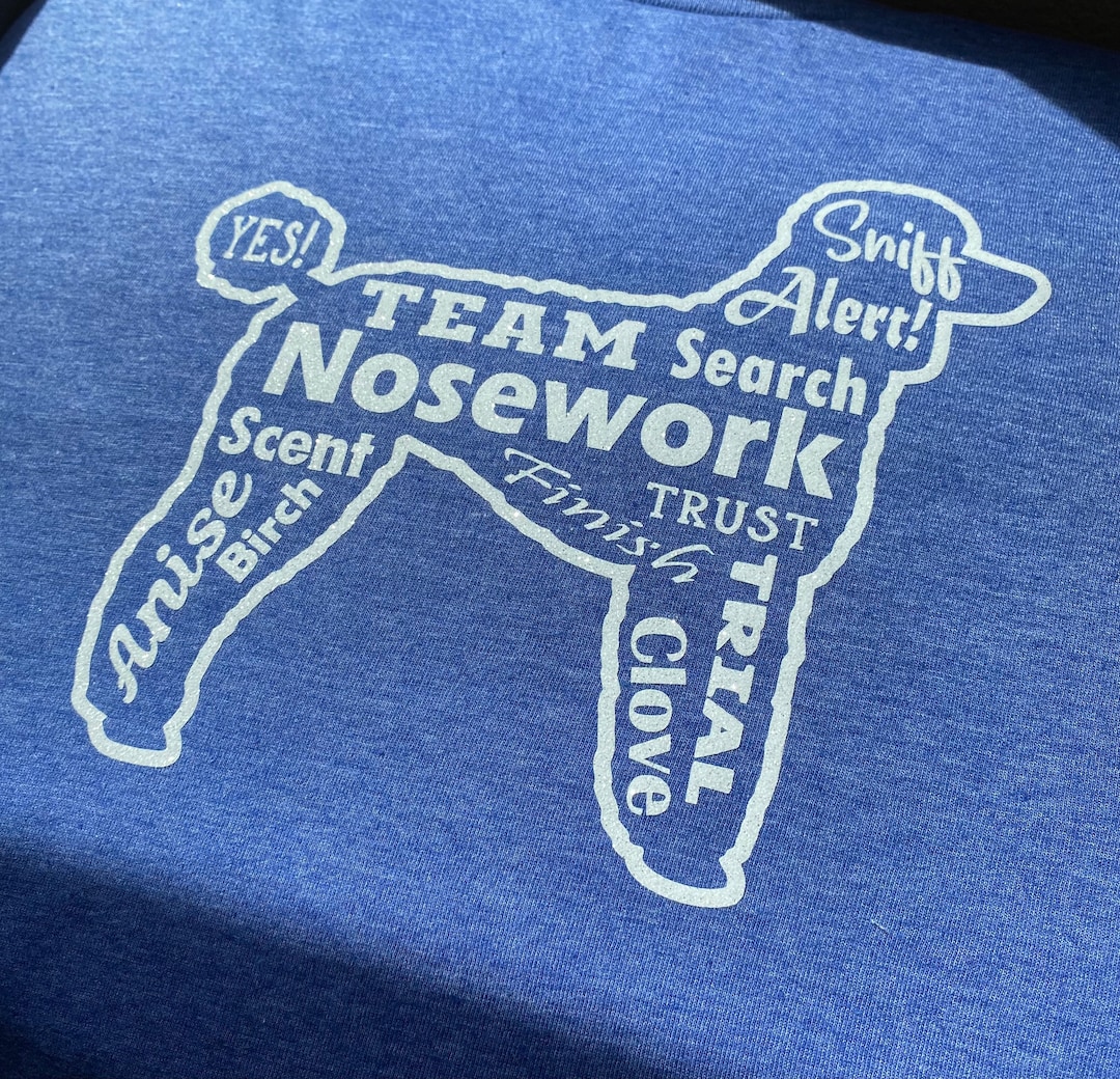 Poodle Nosework Words Scent Work Barn Hunt T-shirt - Etsy