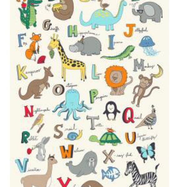 Abc Fabric Panel - Etsy