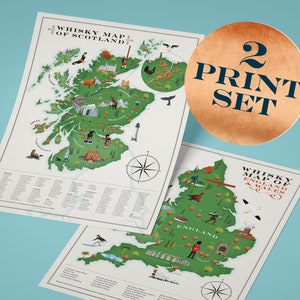 The Islay Whisky Map A3 Print - Etsy