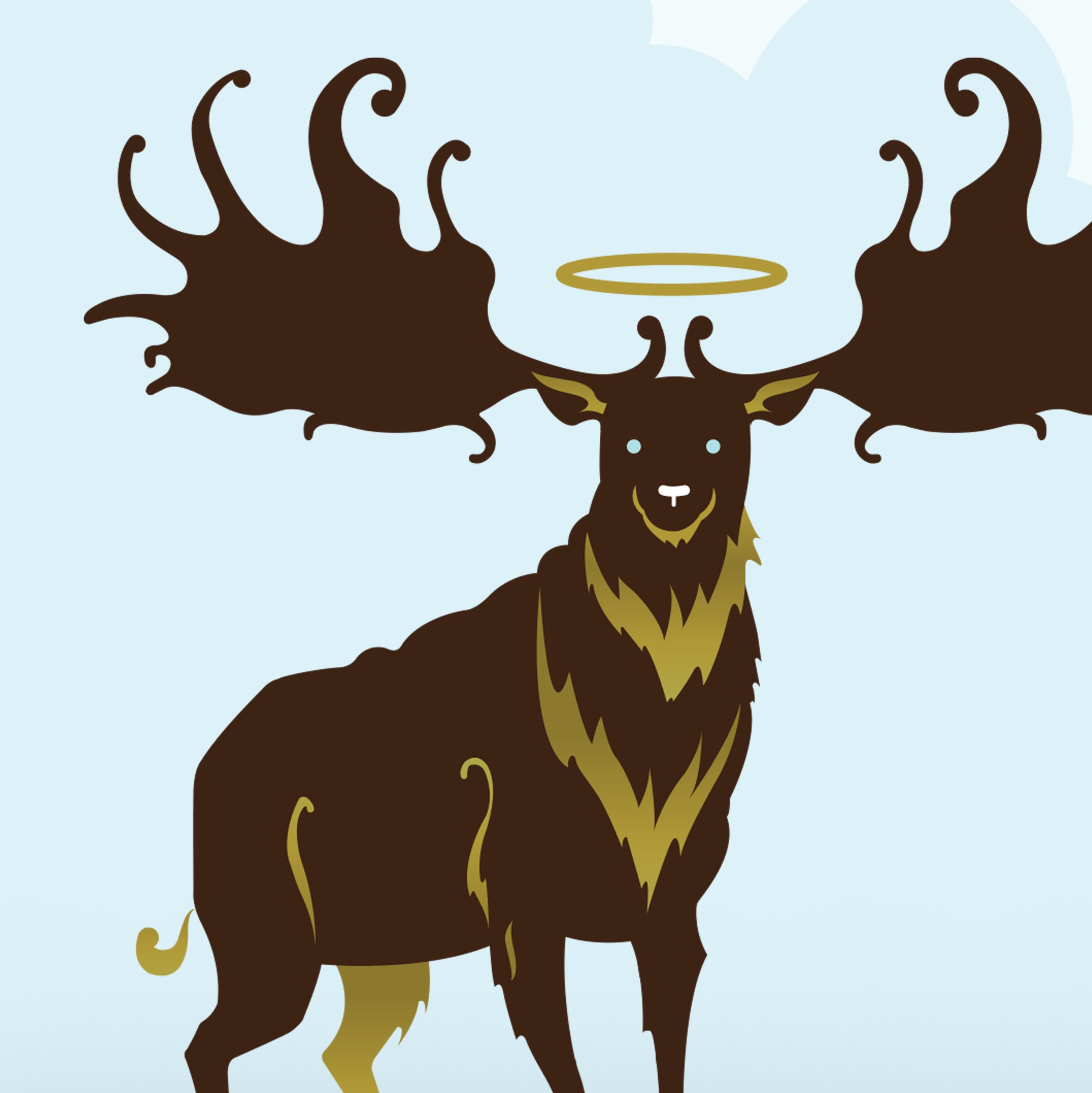 God’s Zoo: Irish Elk - A3 Art Print - Etsy