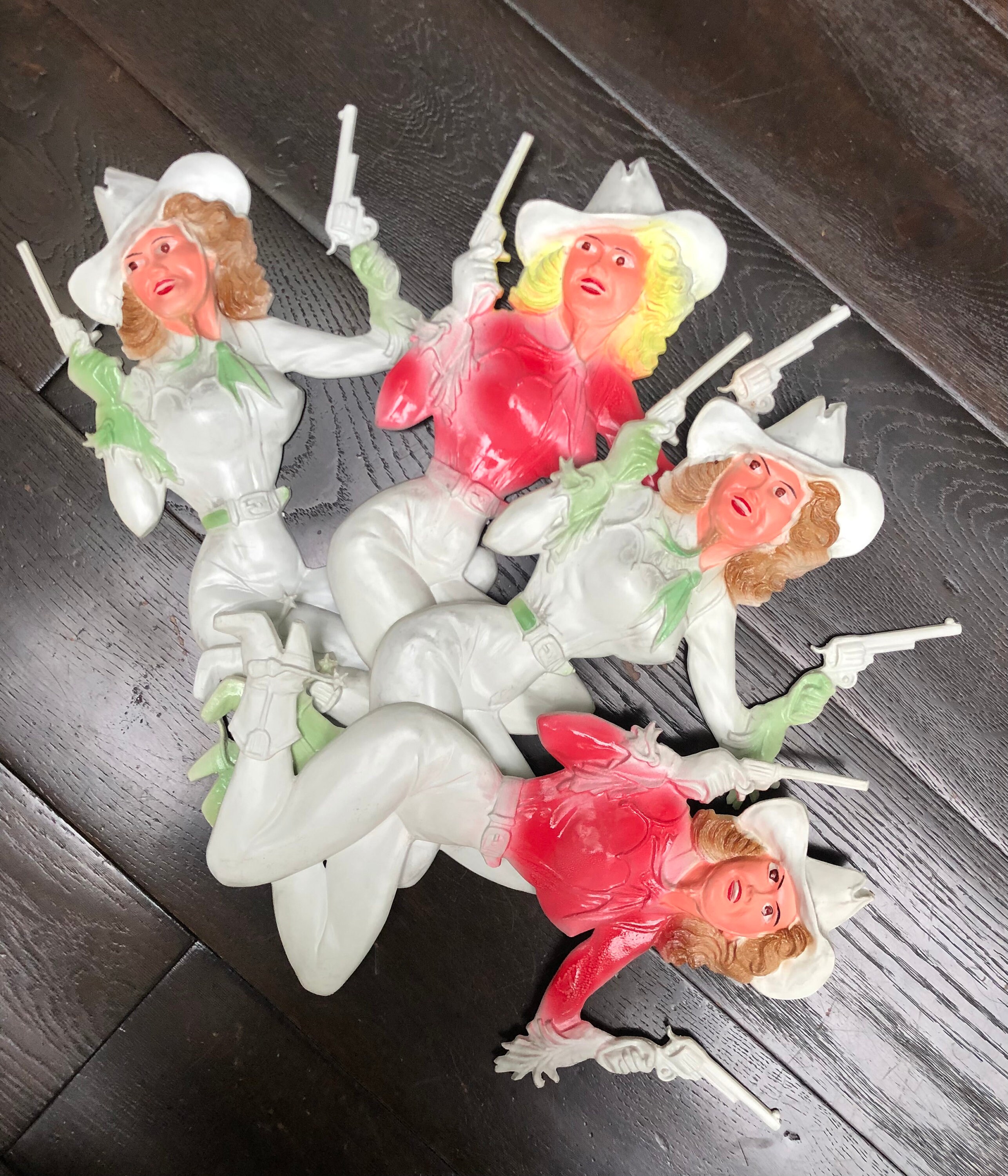 Tall Pin up Cowgirl Western Cowboy Sheriff Vintage Decoration - Etsy