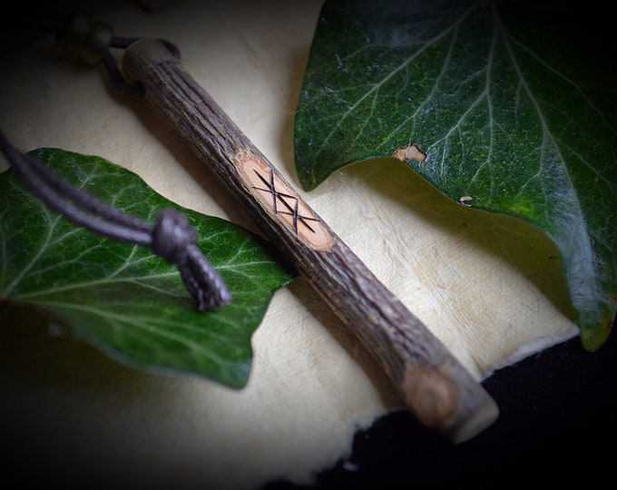 Rowan Wood Protection Talisman Viking Bind Rune Witchcraft Witches ...
