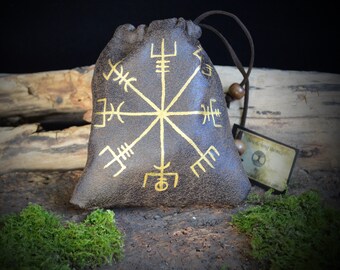 Leather Compass Pouch - Etsy