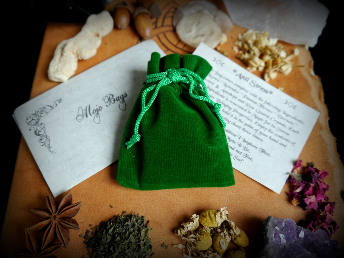 Witches Mojo Spell Bag Gris Gris Herb Sachet Wicca Pagan - Etsy UK