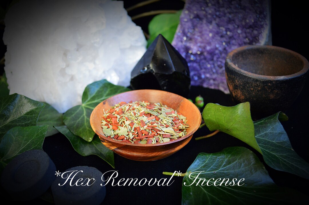 Hex Removal Incense Grain Wiccan Pagan Witchcraft Hand Blended Spells ...