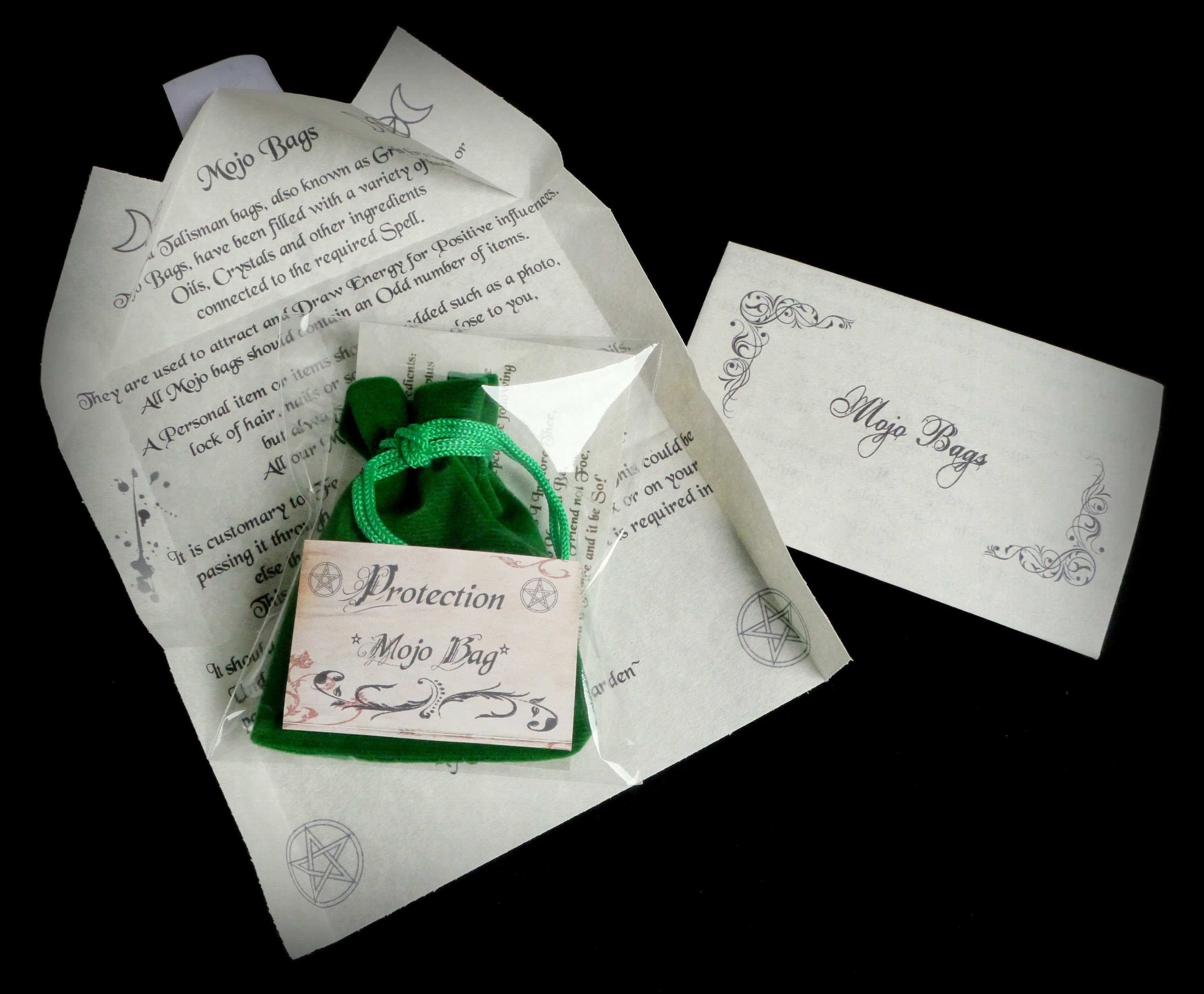 Witches Mojo Spell Bag Gris Gris Herb Sachet Wicca Pagan - Etsy UK