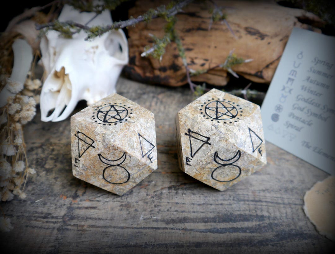 Fossil Stone Talisman Stone Altar Piece Witches Wicca Pagan Elements ...