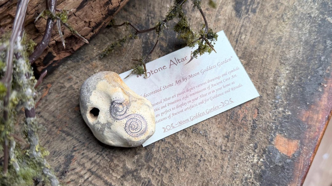 Hag Stone Fairy Wish Stone Talisman Charm Odin Wicca Pagan Witchcraft ...