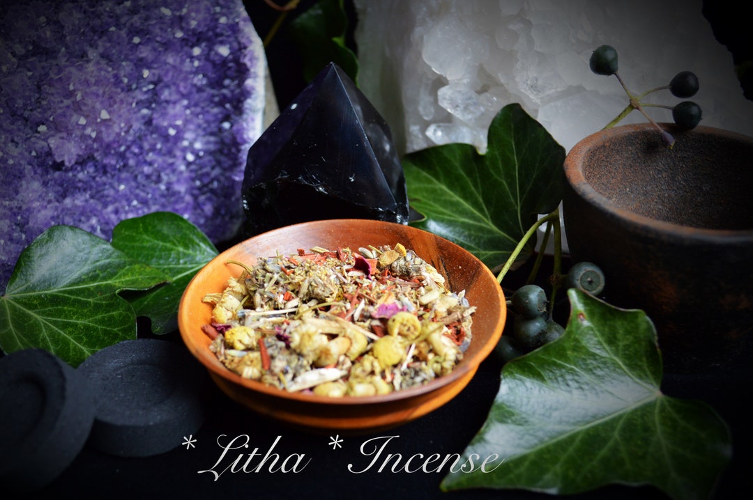 Litha Incense Grain Wiccan Pagan Witchcraft Hand Blended Sabbat Spells ...