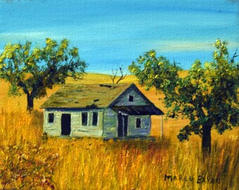 Old house painting | Etsy