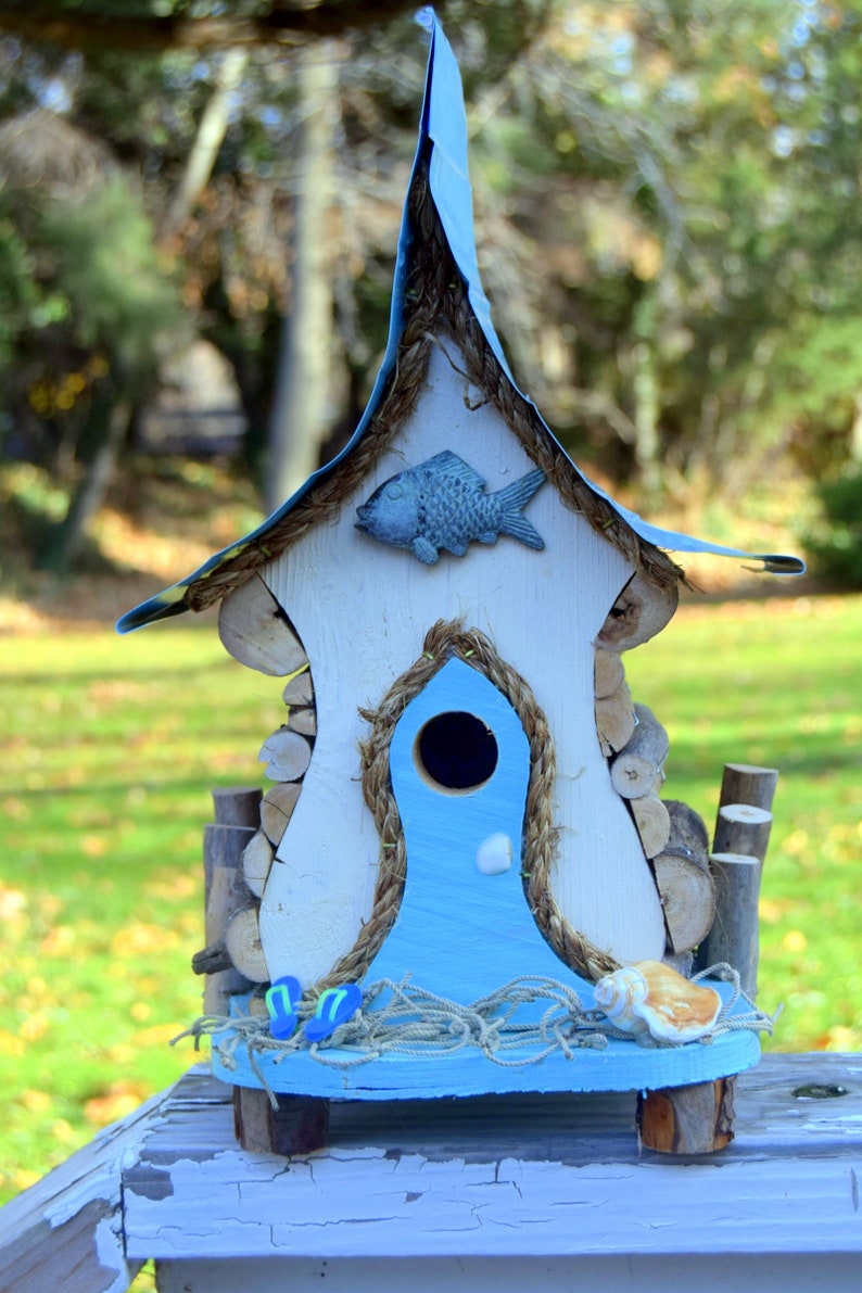 Bird House Birdhouse With Insulated Tin Roof Outdoor - Etsy