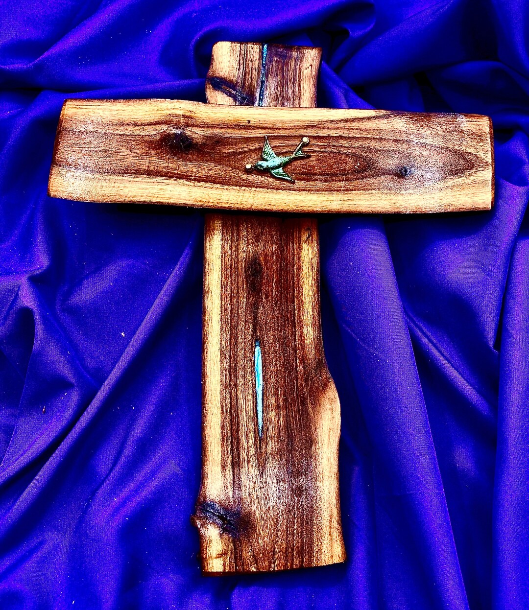 Cross, Rustic Cross, Live Edge Black Walnut Wood Cross - Etsy