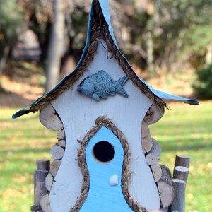 Bird House, Birdhouse With Insulated Tin Roof, Outdoor Birdhouse ...