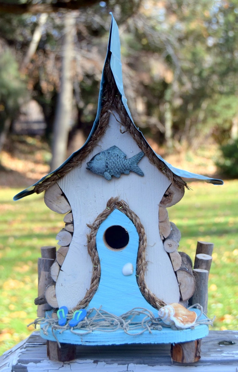 Bird House Birdhouse With Insulated Tin Roof Outdoor - Etsy