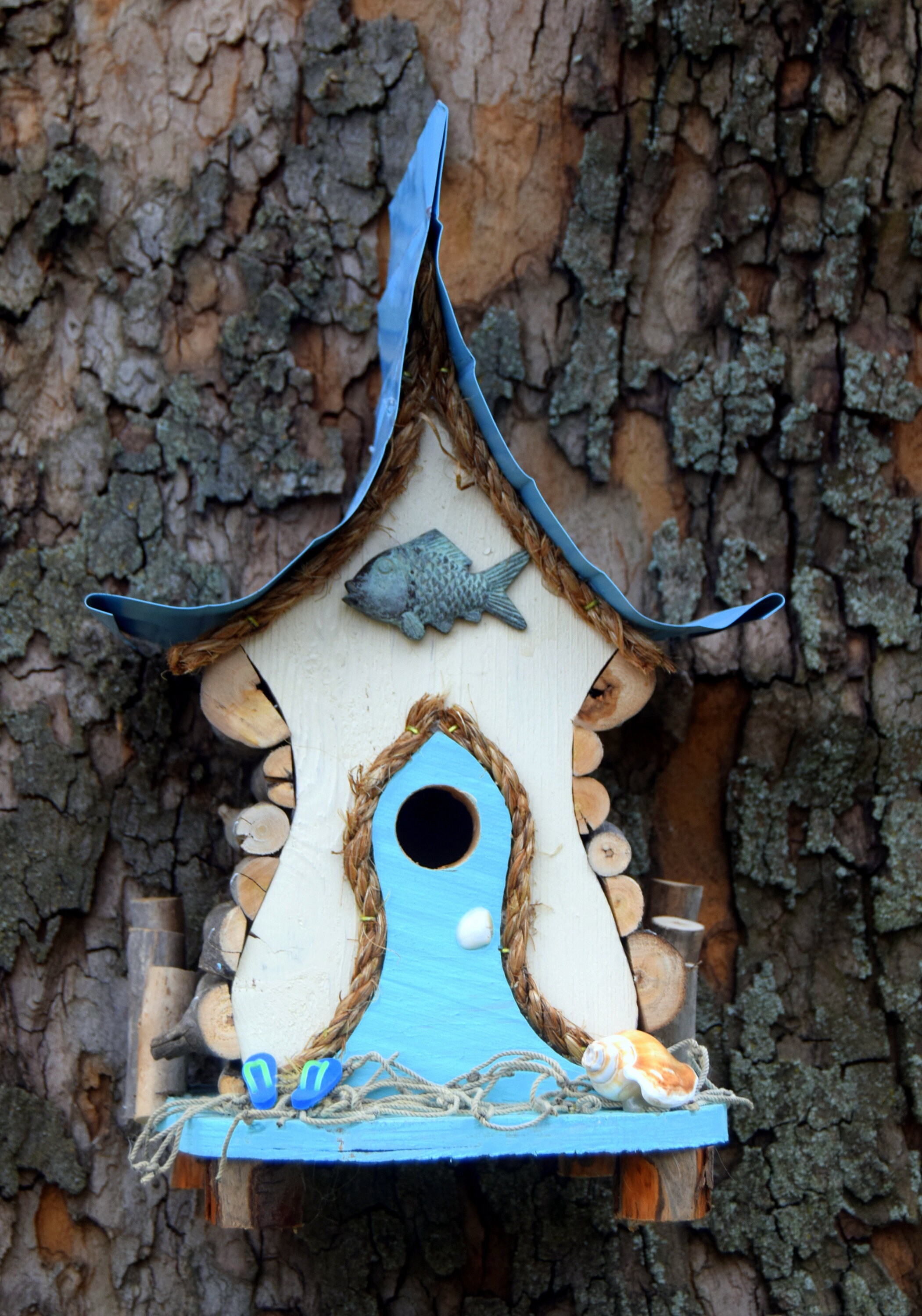 Bird House Birdhouse With Insulated Tin Roof Outdoor | Etsy
