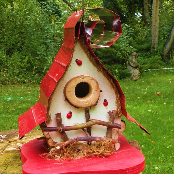 Whimsical Birdhouse - Etsy