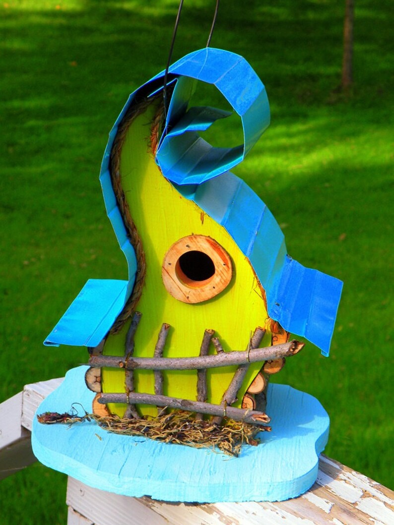 Bird House Birdhouse Curvy Lady Birdhouse Available in Color - Etsy