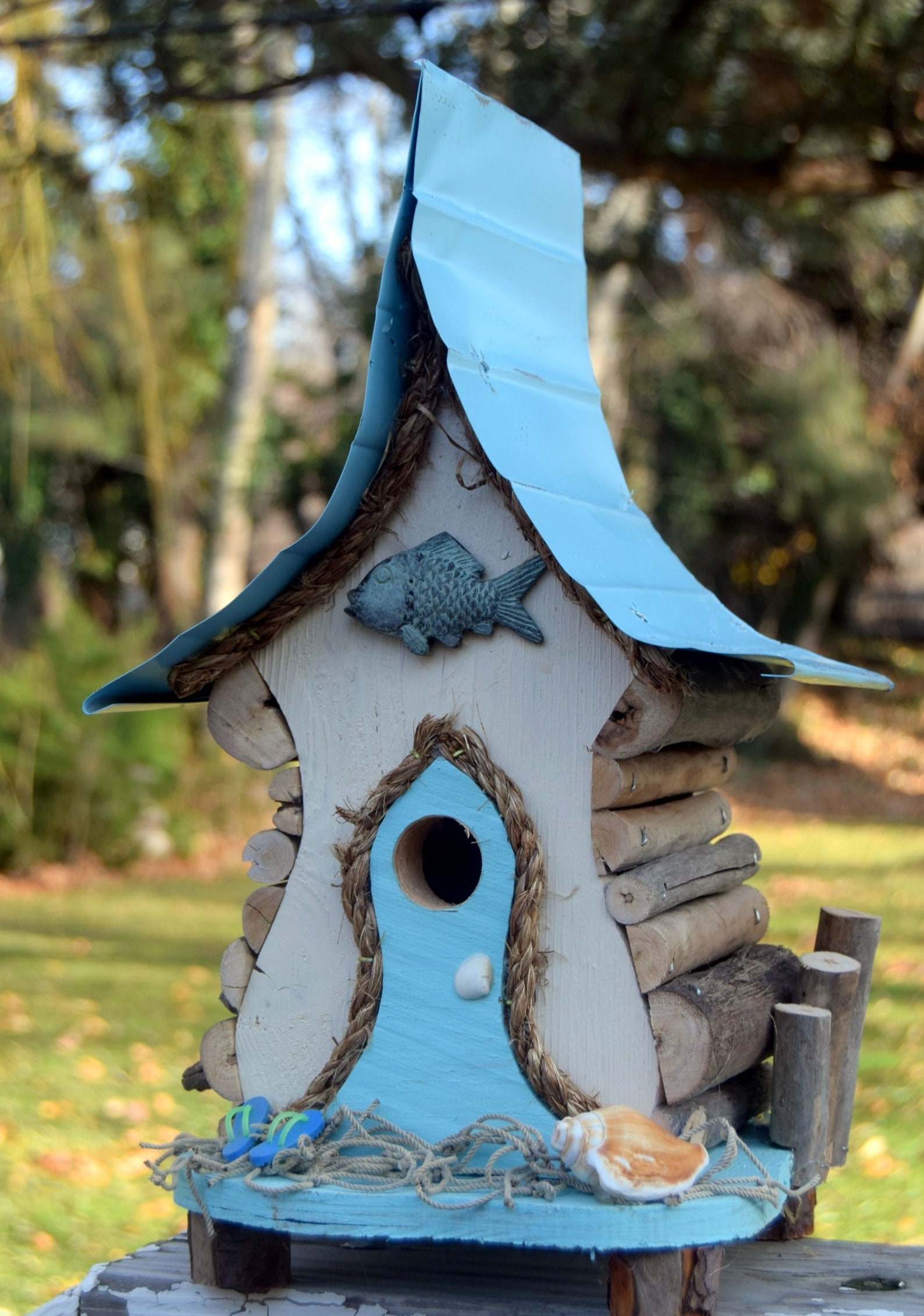 Bird House Birdhouse With Insulated Tin Roof Outdoor - Etsy
