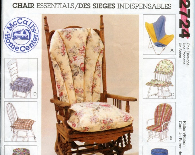 Chair Cushion Pattern, Glider Chair Sewing Pattern - Stool Cushion ...