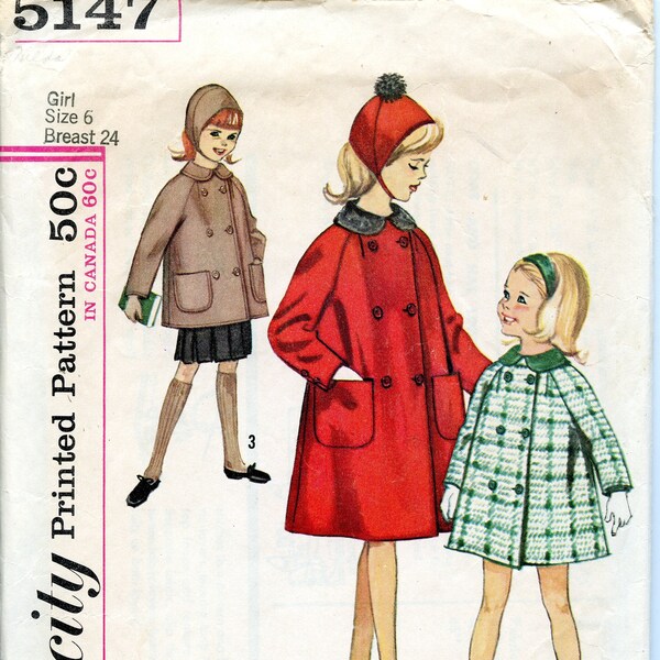 Girls Coat Pattern - Etsy