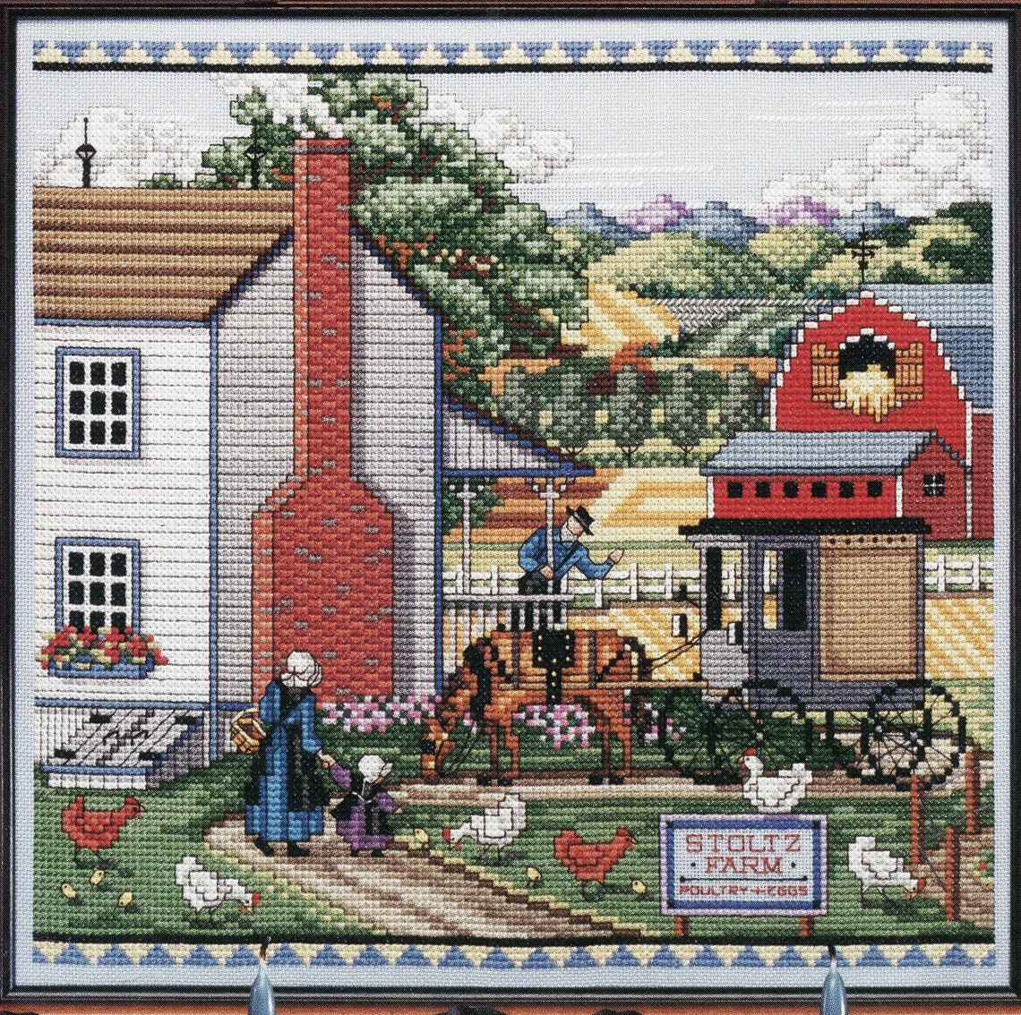 Amid Amish Life Cross Stitch Patterns from Better Homes & | Etsy Amid Amish Life Cross Stitch Patterns from Better Homes & | Etsy