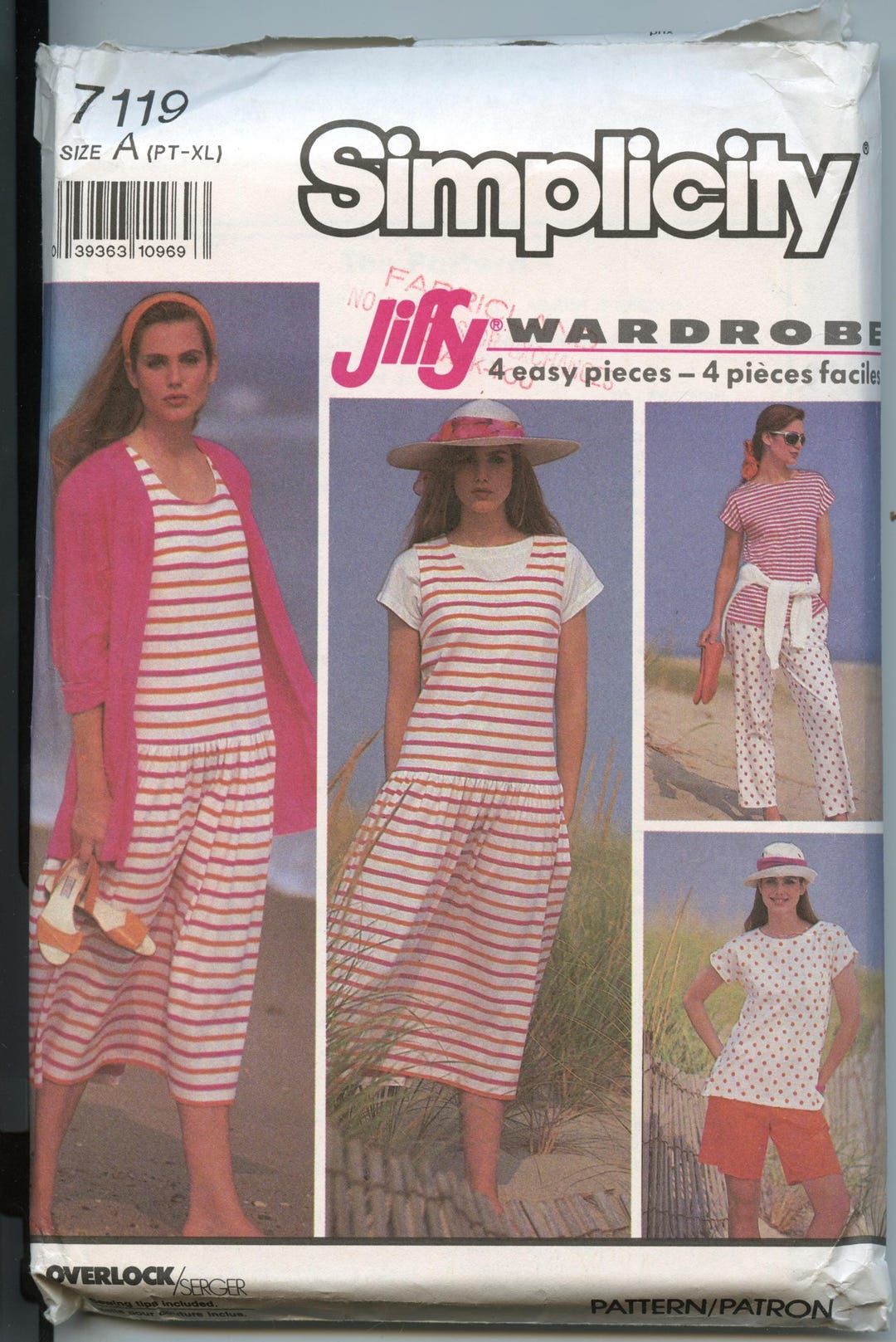 Easy 90s Summer Wardrobe Sewing Pattern - Dropped Waist Sundress ...