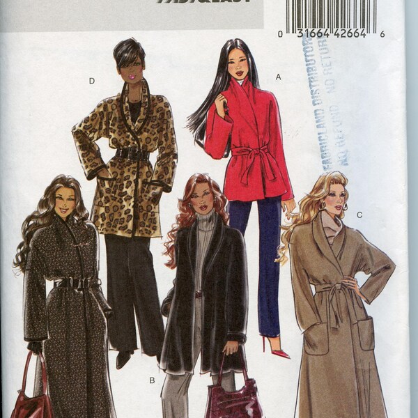 Wrap Coat Pattern - Etsy