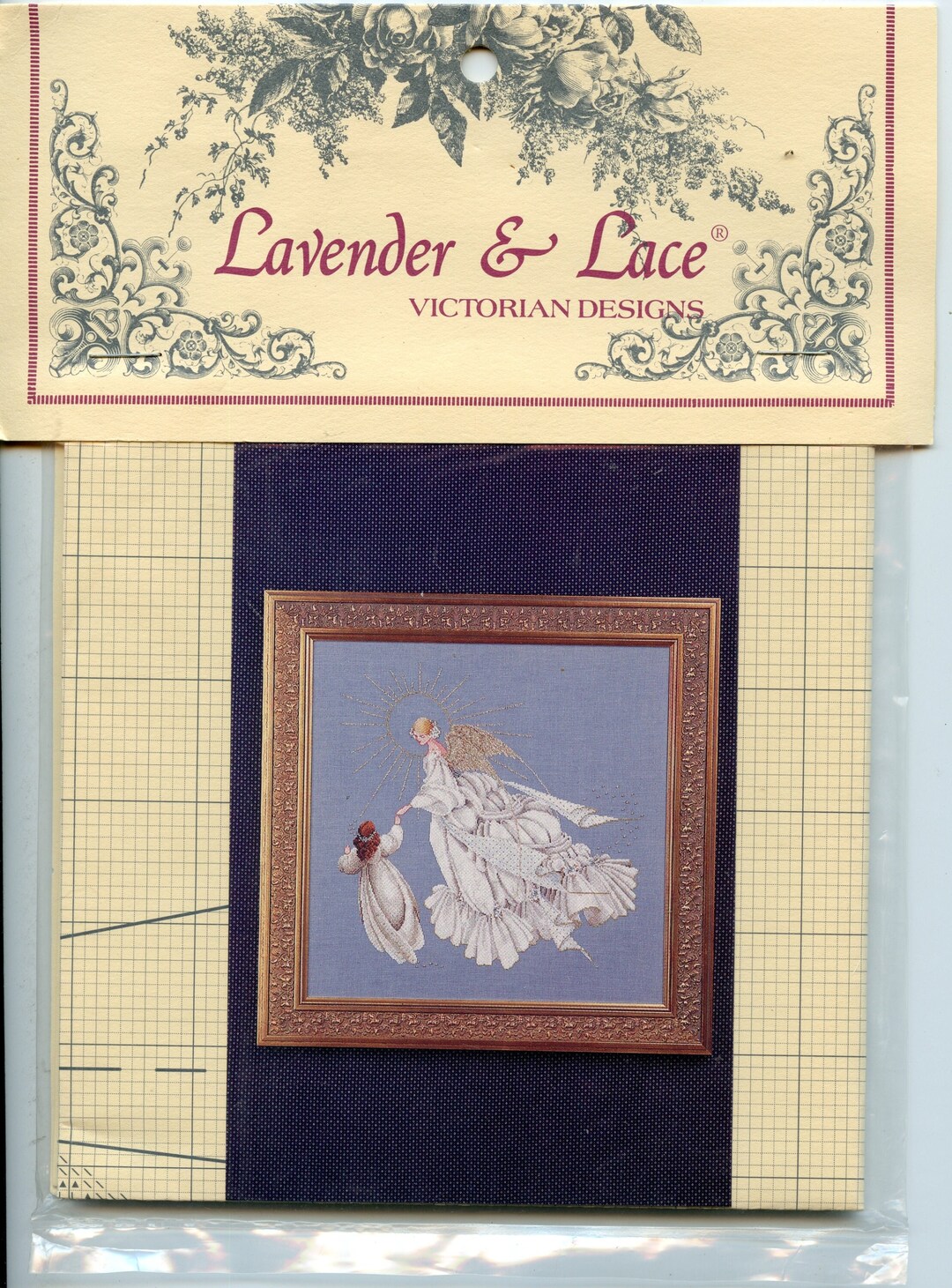 Angel of Mercy Victorian Cross Stitch Pattern by Lavender & Lace Cross ...